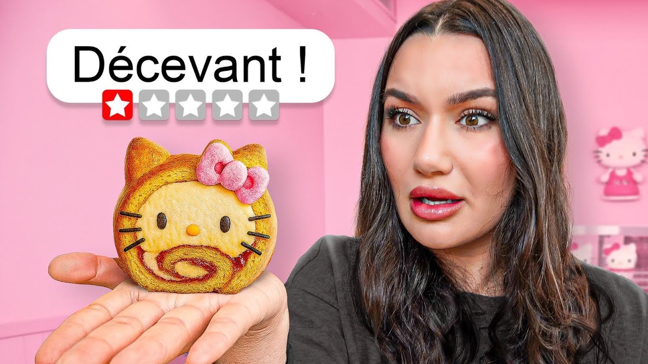 J'ai Testé le HELLO KITTY Café - YouTube