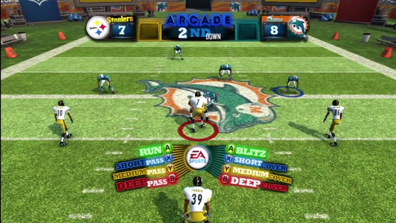 Madden Arcade: Dolphins vs Steelers - YouTube