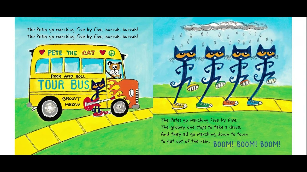 Pete the Cat The Petes Go marching by James Dean - YouTube