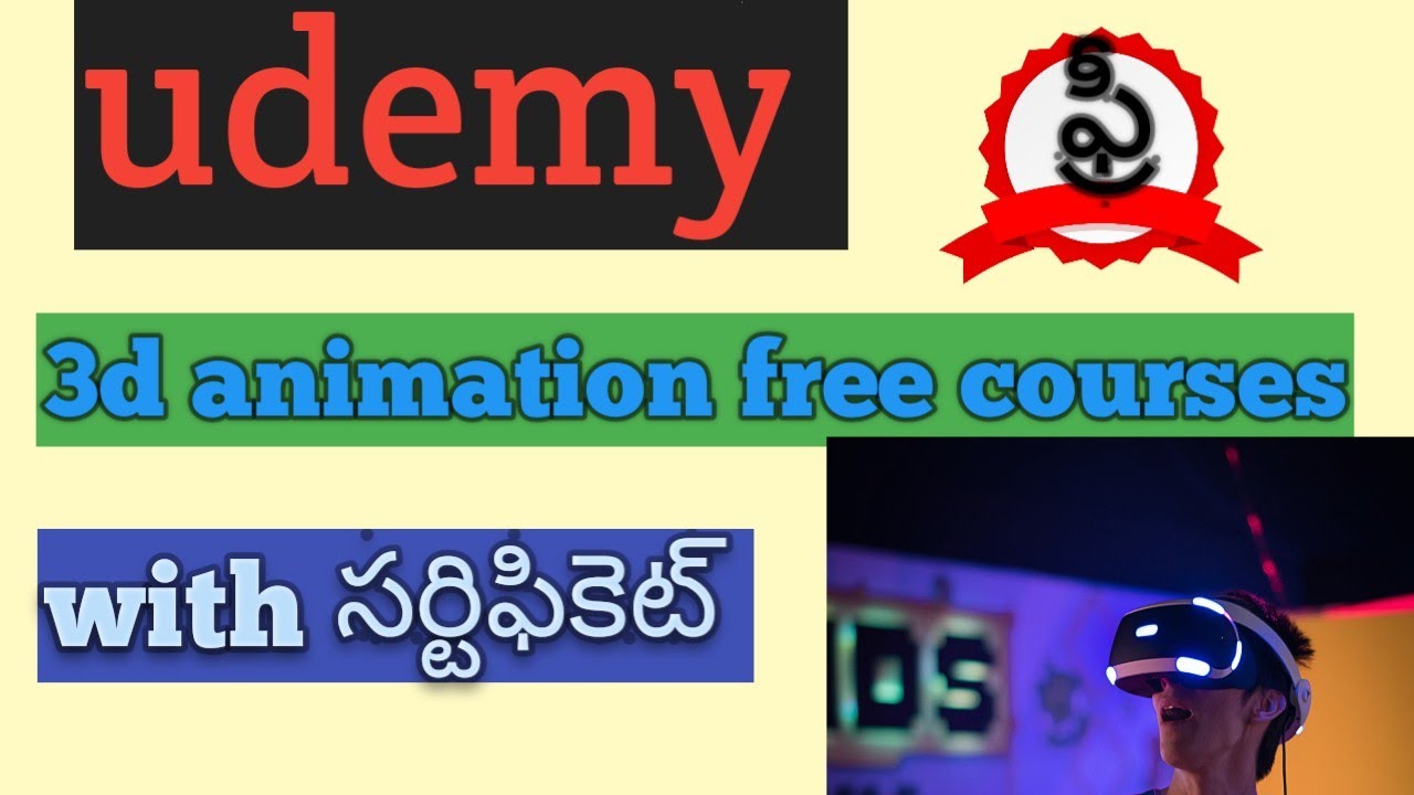 udemy free 3d animation courses with certificate - YouTube