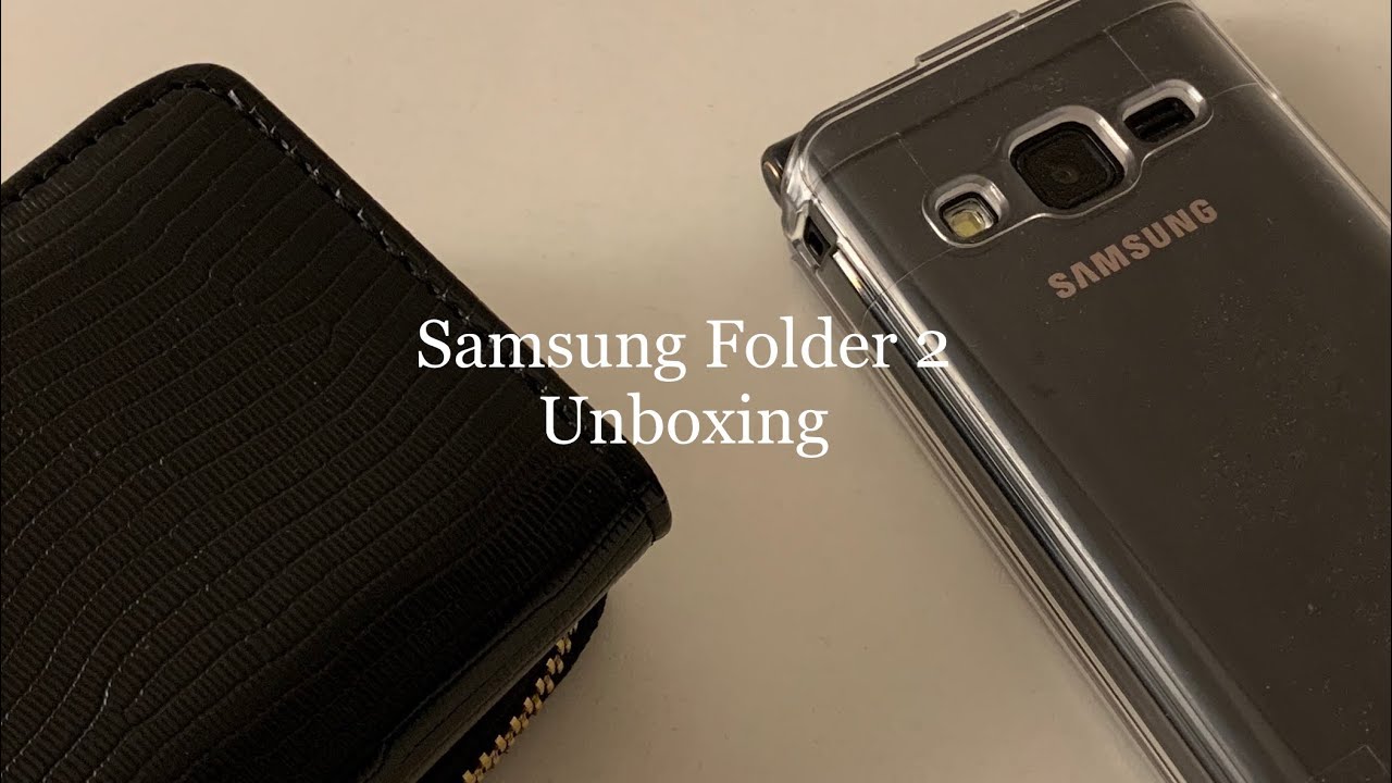 Samsung Galaxy Folder 2 (2017) Unboxing 📲 Aesthetic | * ੈ ‧₊˚and chill ...
