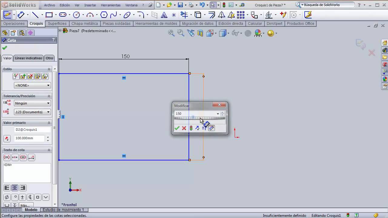 02 Relaciones y cotas. Tutoriales básicos de SolidWorks 2010. - YouTube