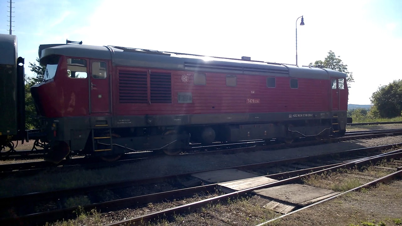 Zamračená - Bardotka rozjezd 2 / Czech Diesel locomotive start - YouTube