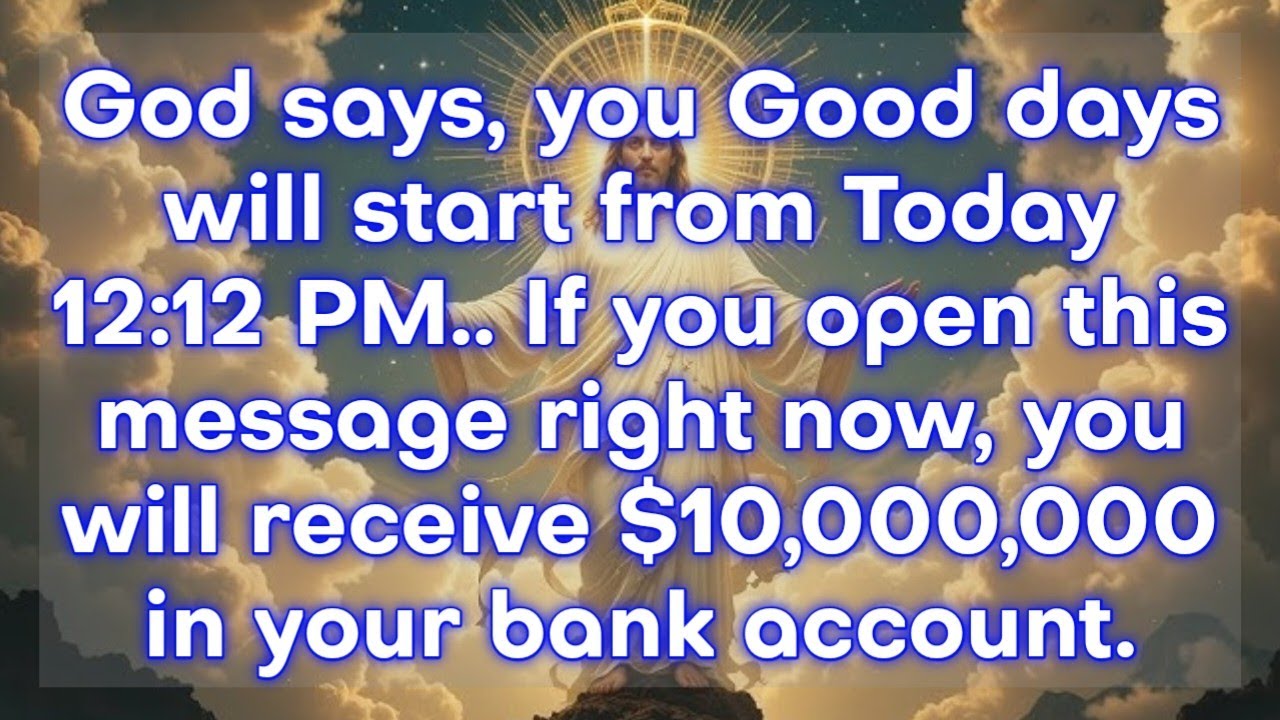 🔴You Good days will start from Today 12:12 PM..🍀 | God's Message | God ...