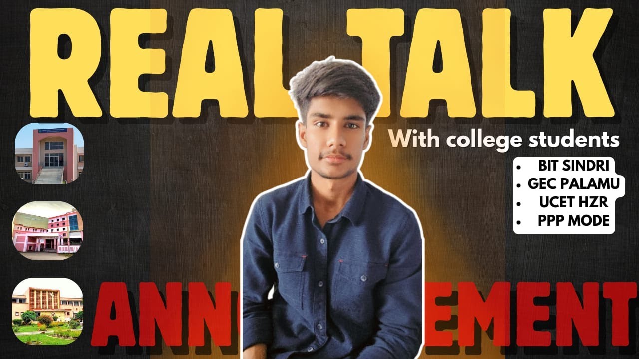 REAL TALK ANNOUNCEMENT || CLEAR ALL YOUR DOUBT || HOW TO VISIT COLLEGE ...