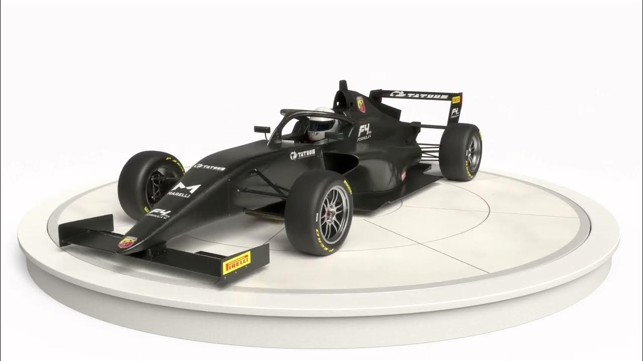 Tatuus F4 T 421 Formula 4 Season 2022 Race Car 3d Model Youtube
