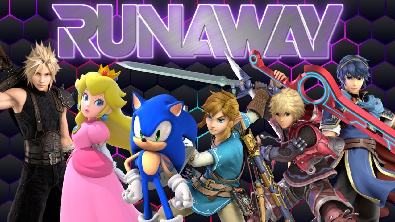 Link, Peach, Sonic, Cloud, Shulk, Marth - Runaway (GMV) - YouTube