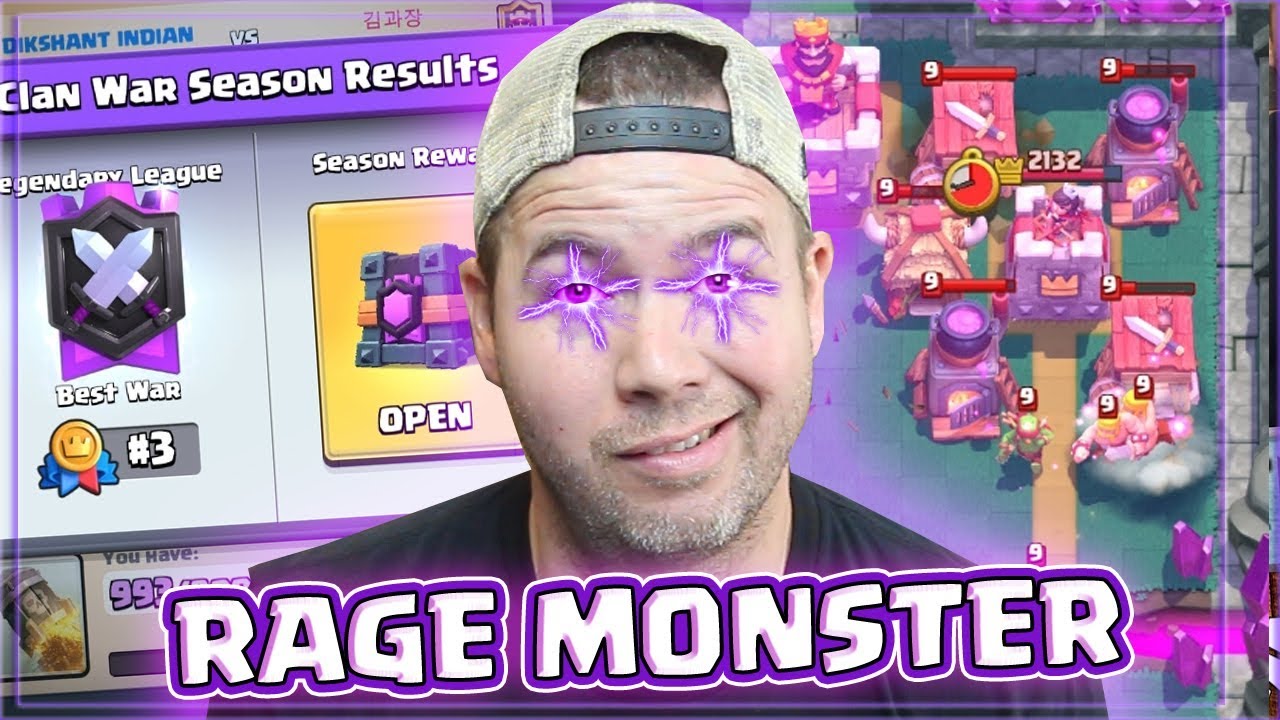 CLAN WAR CHEST! RAGE CHALLENGE DECKS! Clash Royale - YouTube