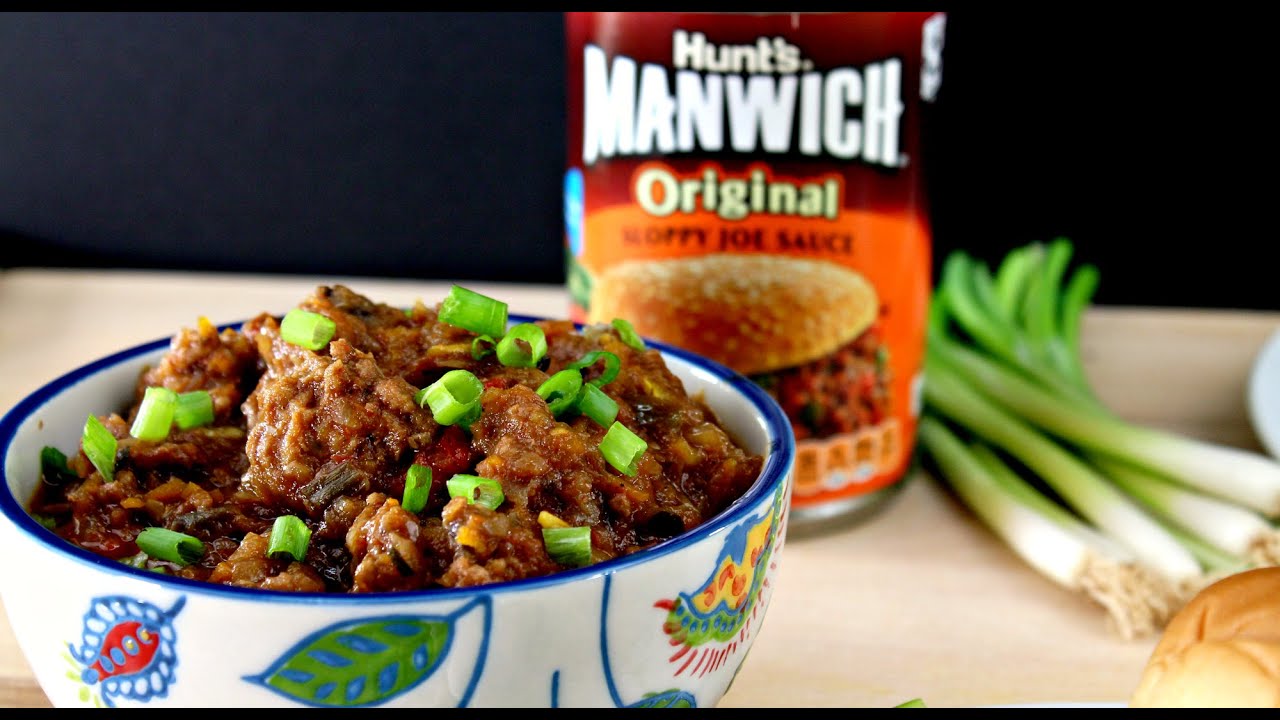Veggie Loaded Crockpot Manwich - YouTube