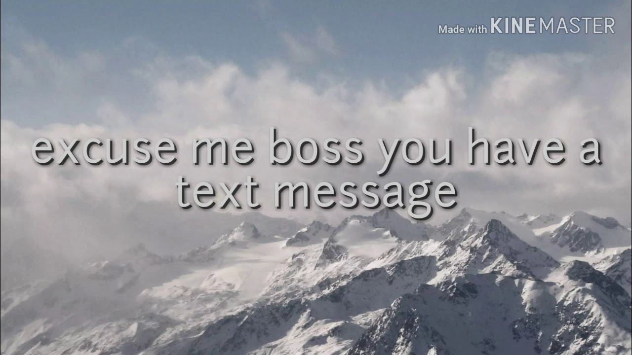 Excuse Me Boss You Have A Text Message Ringtone YouTube excuse-me-boss-you-have-a-text-message-ringtone-youtube