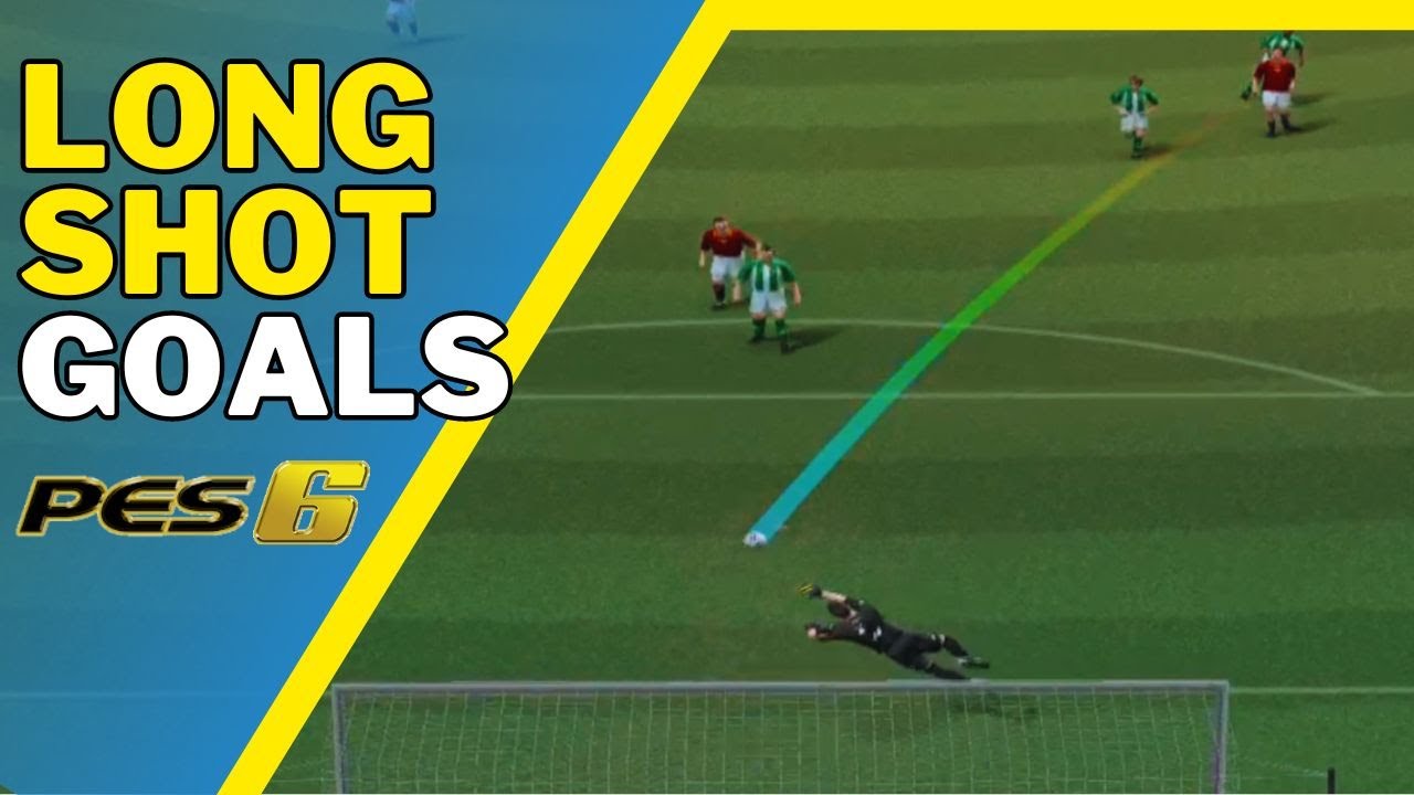 Best Long Shot Goals in PES 6 | PS2 | PS 2 | 2007 - YouTube