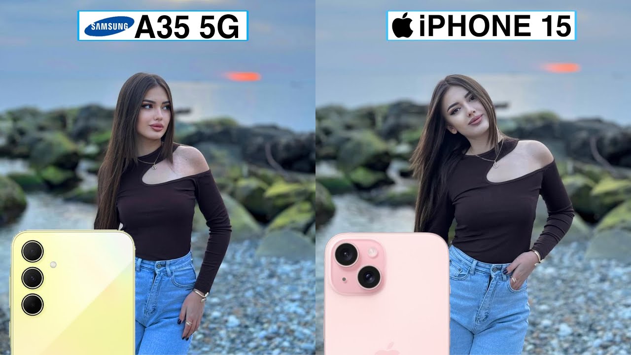 Samsung Galaxy A35 5G Vs iPhone 15 Camera Test Comparison - YouTube