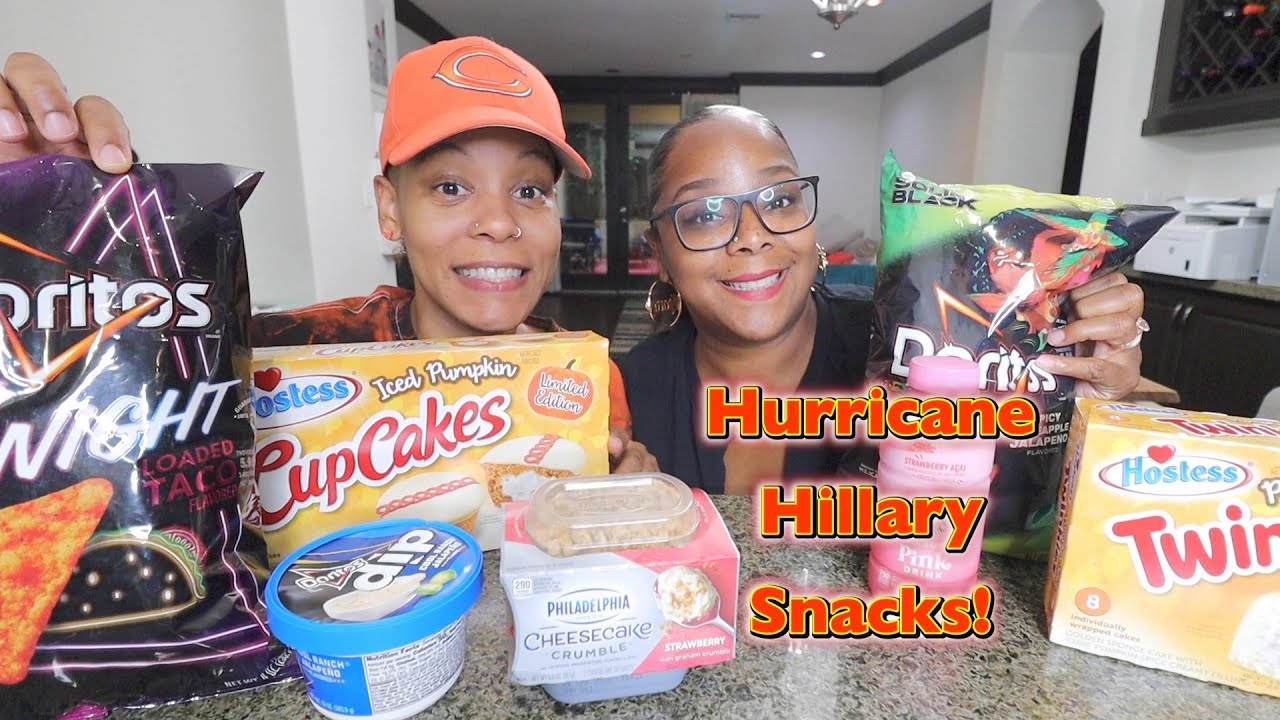TOP 10 NEW SNACKS TO EAT WHEN A HURRICANE HAS YOU TRAPPED INSIDE! - YouTube