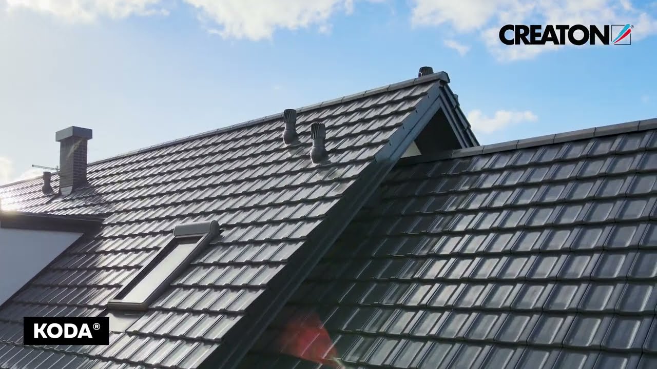 🏠 Realizacja - Płaska dachówka ceramiczna CREATON KODA FINESSE w ...