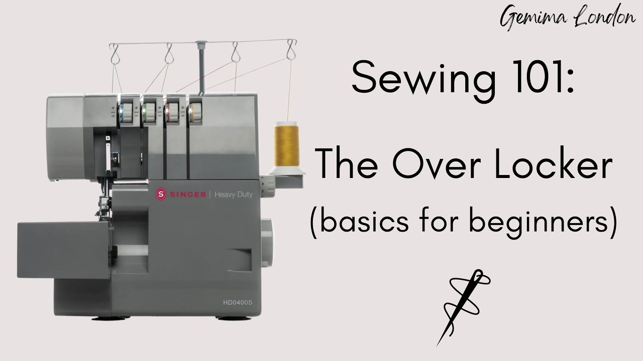 How to use an Overlocker/Serger - beginners guide #1 - YouTube