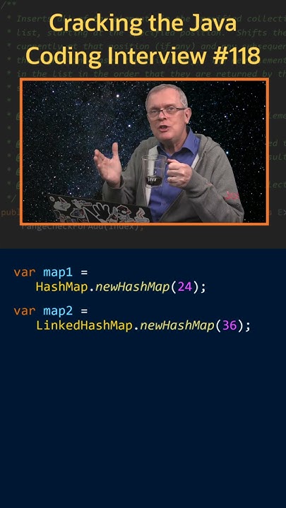 How can you create a Map to hold 20 elements? - Cracking the Java Coding Interview #java - YouTube