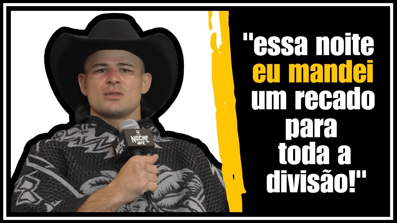 Diego Lopez COLETIVA PÓS LUTA 'NOCHE UFC SPHERE' UFC 306 - YouTube