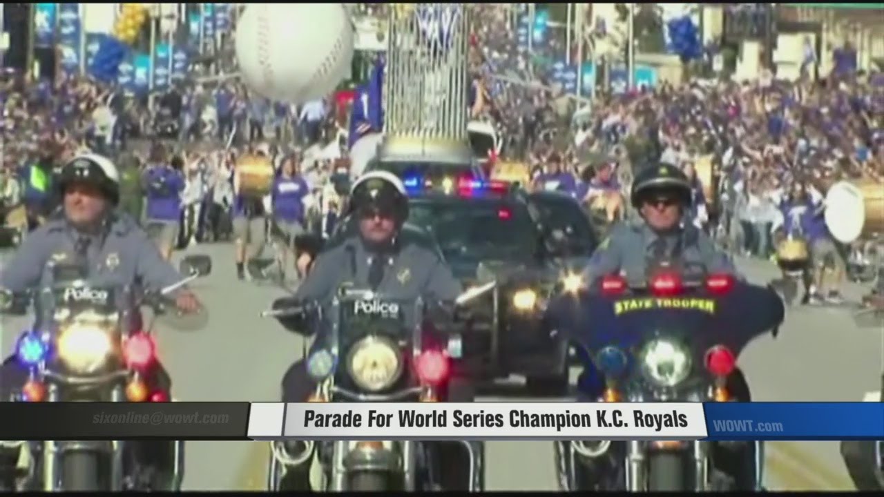 Parade for World Series Champions KC Royals - YouTube