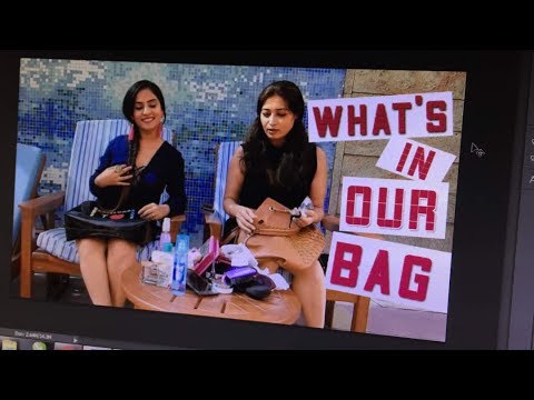What's In My Bag Challenge With Diya Lamba/Collab Video