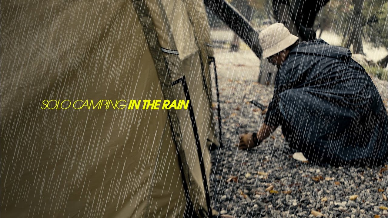 가을 내 생에 가장 완벽한 우중캠핑속 하룻밤 캠핑 브이로그 솔로캠핑 요토플러스 양평온누리캠핑장 양평캠핑장 감성캠핑 닭백숙 Youtube