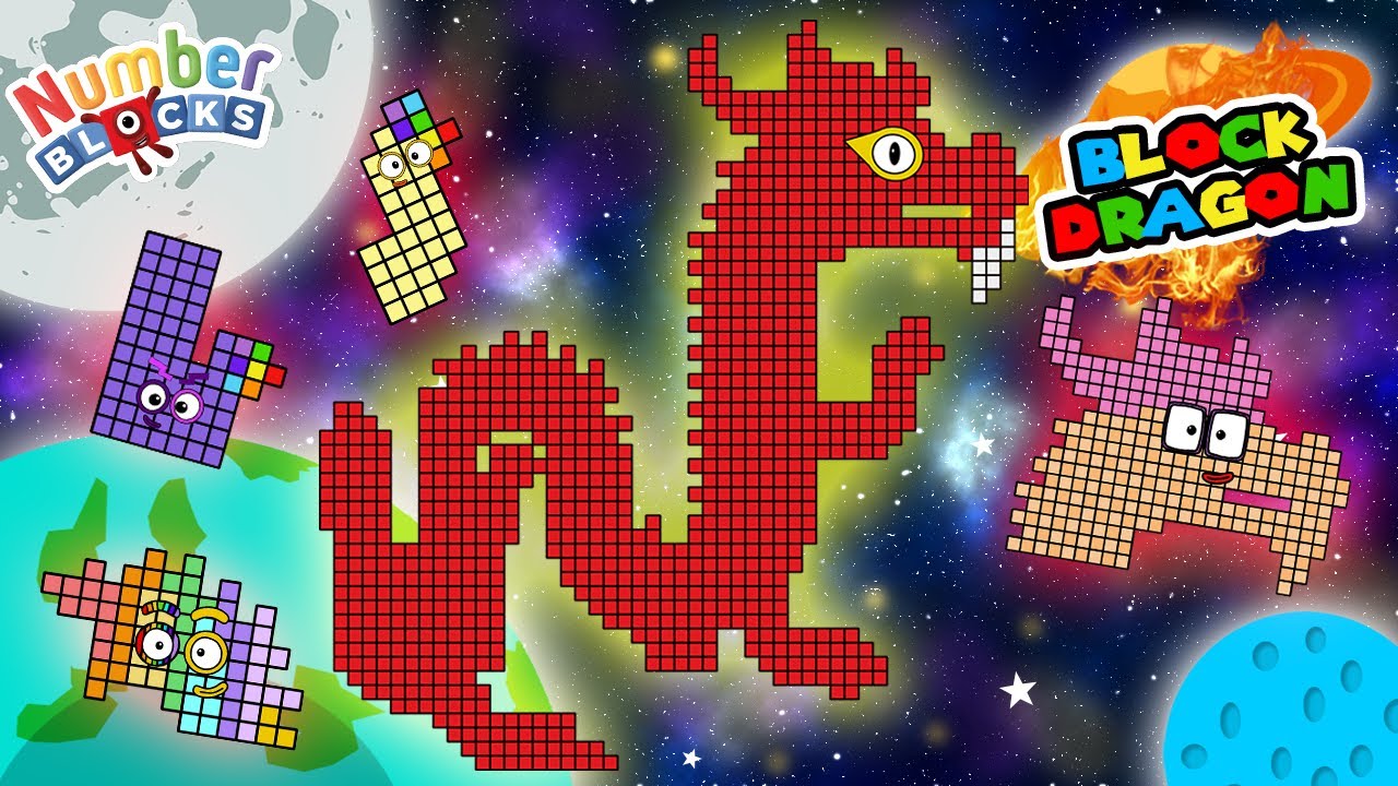 Numberblocks Puzzle Tetris Game 1010 ASMR SPACE Fanmade Animation ...