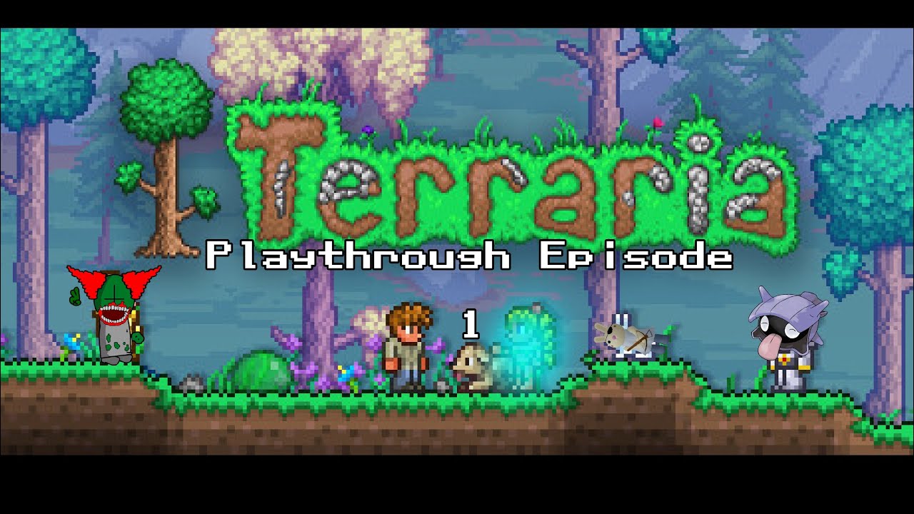 PLAYING TERRARRIA : Terraria : Episode 1 - YouTube