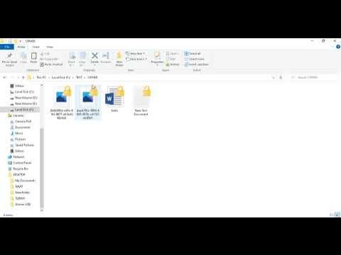 HOW TO ENCRYPT AND DECRYPT FILES AND FOLDERS USING COMMAND PROMPT - YouTube