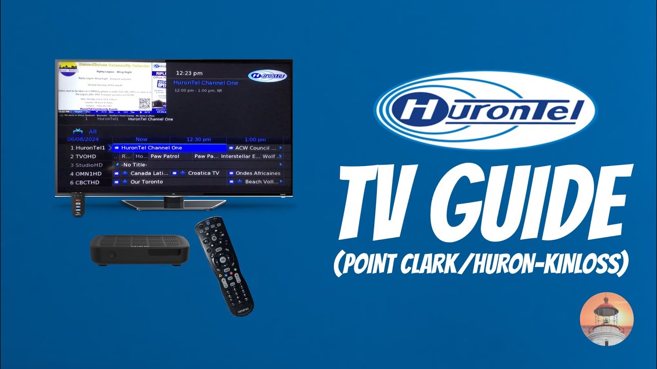 HuronTel New TV Guide Walkthrough (Point Clark/Ripley area/Huron ...