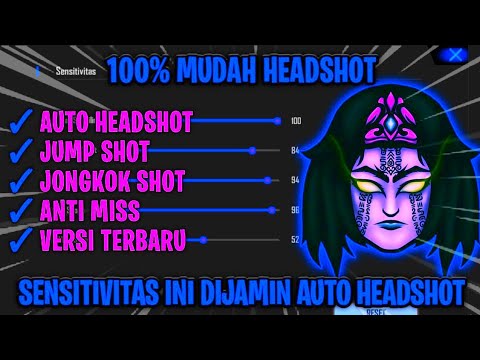 UPDATE SENSITIVITAS AUTO HEADSHOT TERBAIK SEMUA SENJATA FREE FIRE - YouTube