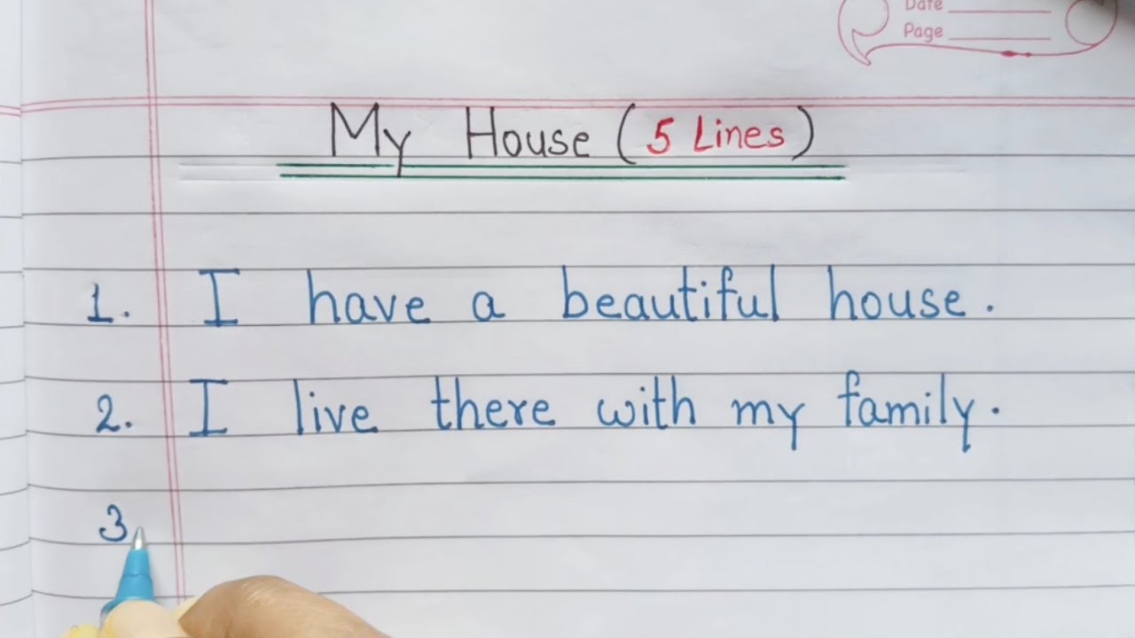 Essay on my house|| My house essay||My house par essay||Essay writing ...