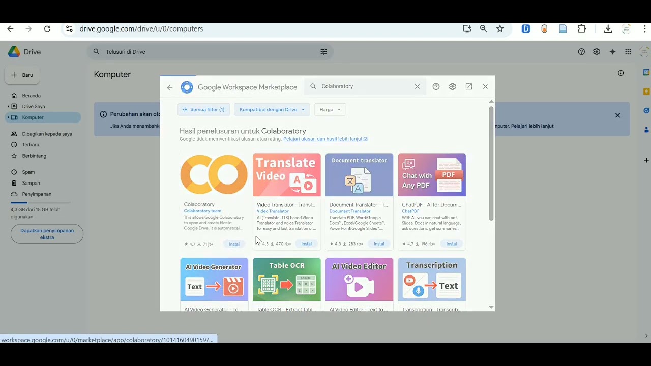 Tutorial Install Google Colaboratory - YouTube