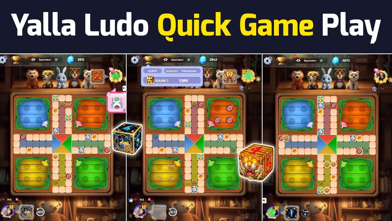 Yalla ludo quick game play | Yalla ludo quick game. - YouTube
