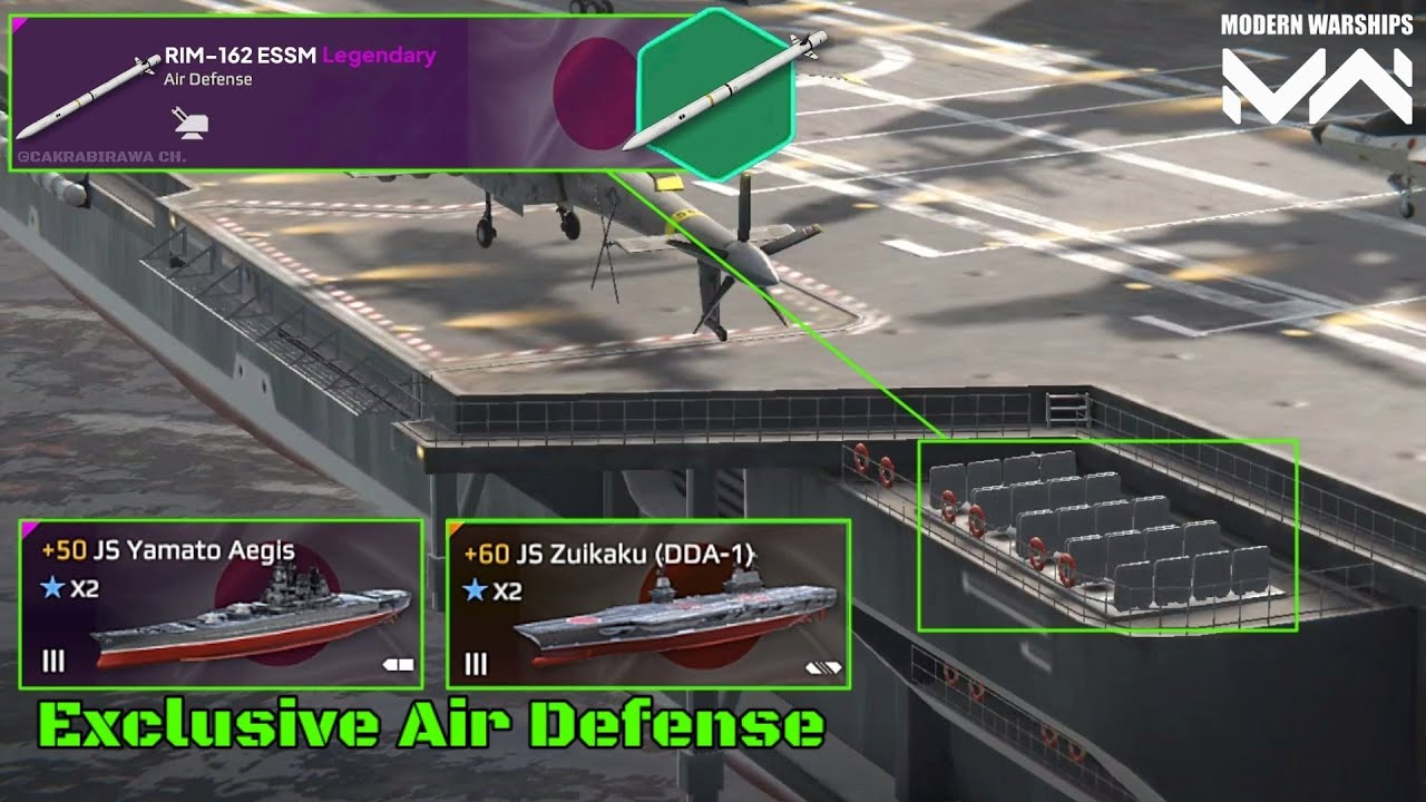 RIM-162 ESSM Air Defense Review And Test | Modern Warships Alpha Test ...