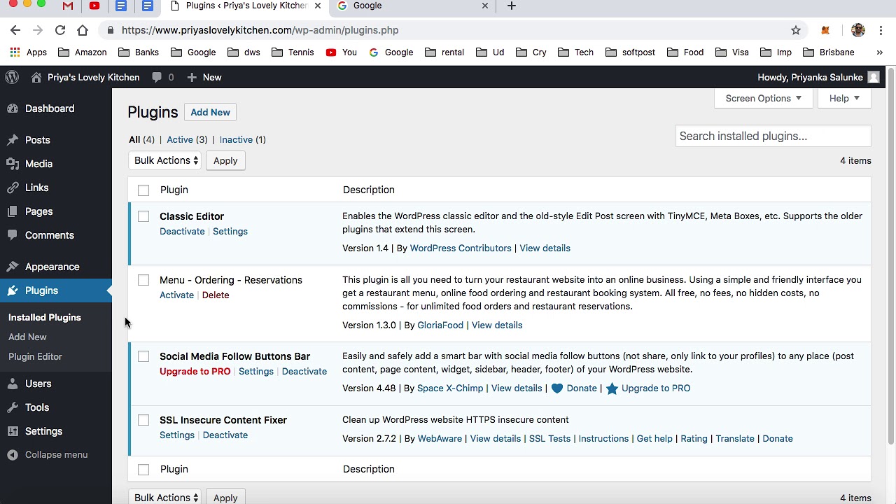 unable to update or unable to publish posts in wordpress admin ...