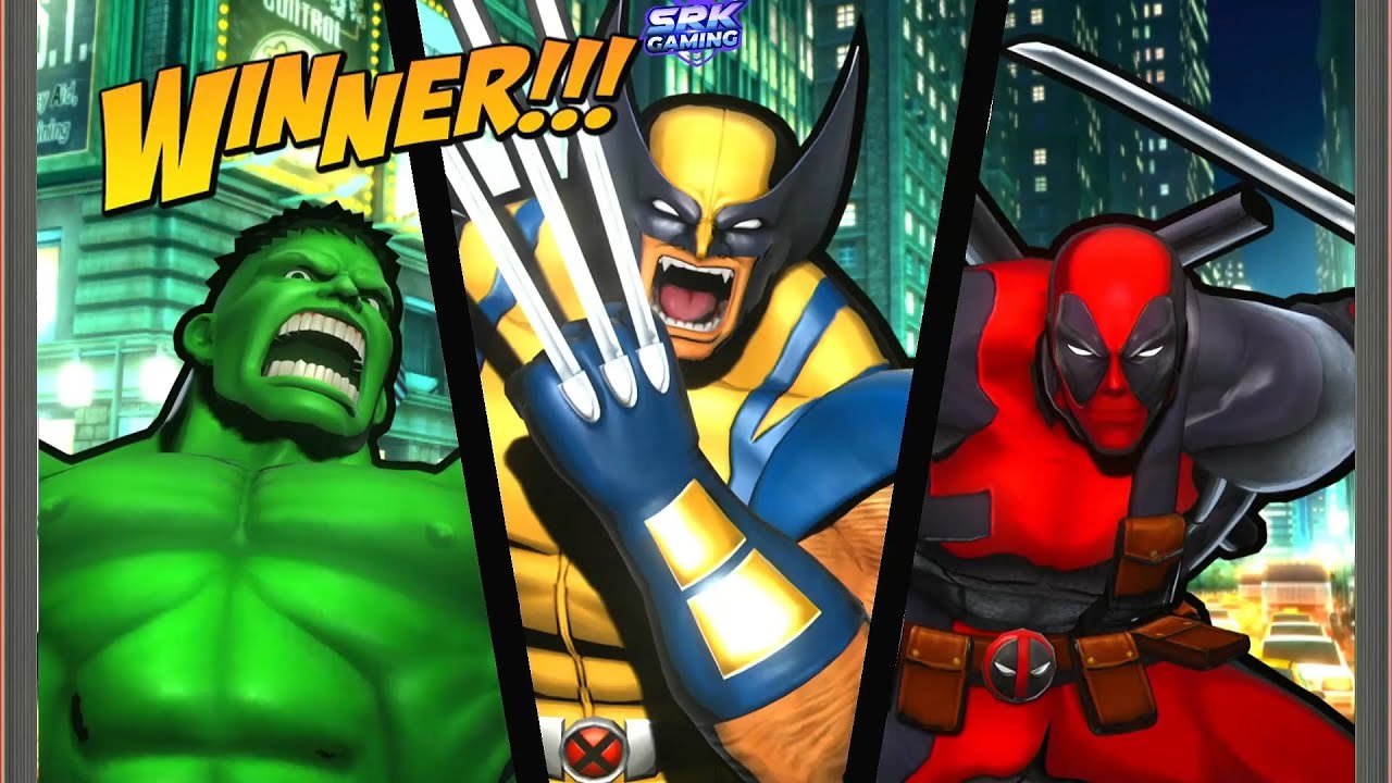 Ultimate Marvel VS Capcom 3 - Wolverine & DeadPool & Hulk VS Deadpool ...