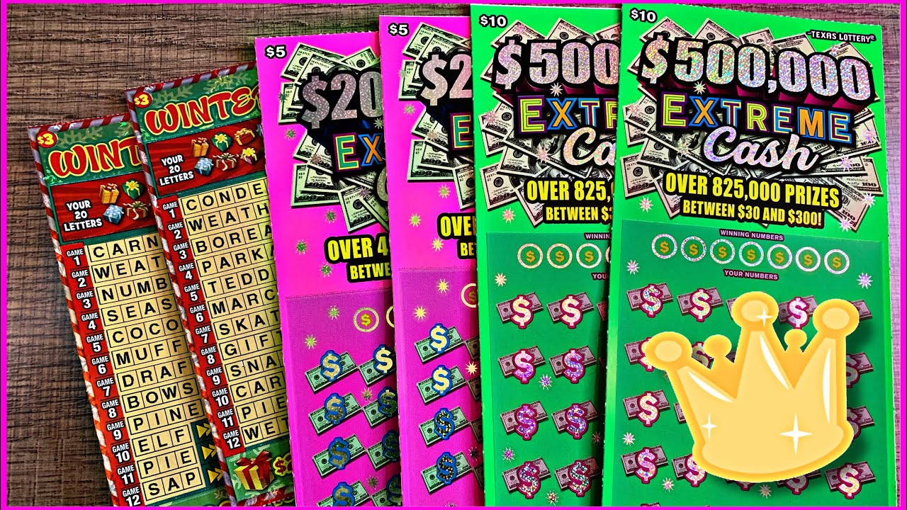 WINTER WORDS💵 EXTREME CASH 🤑TEXAS LOTTERY SCRATCHOFF TICKETS - YouTube