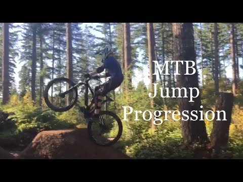 MTB Jump Progression - YouTube