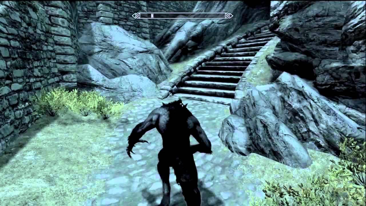 TEH:Skyrim - Werewolf transformation - YouTube