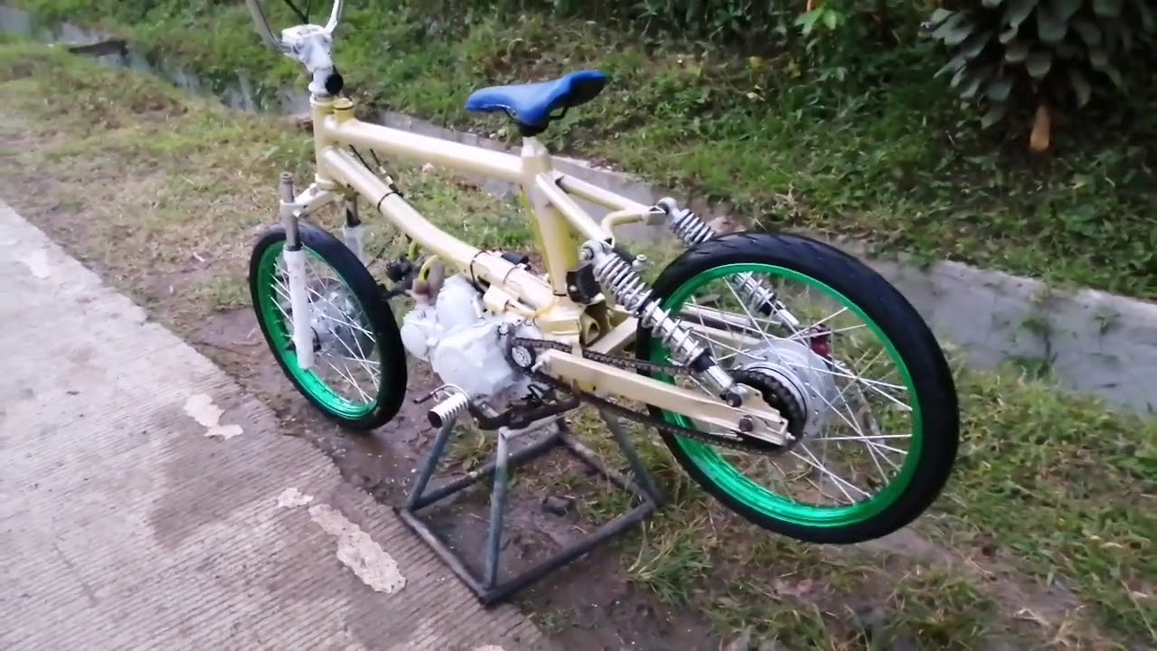 BMX rusi 110cc engine - YouTube