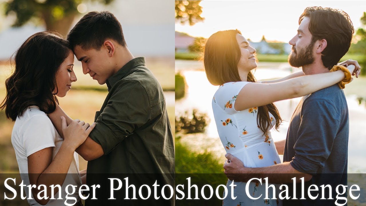 Stranger Photoshoot Challenge - YouTube