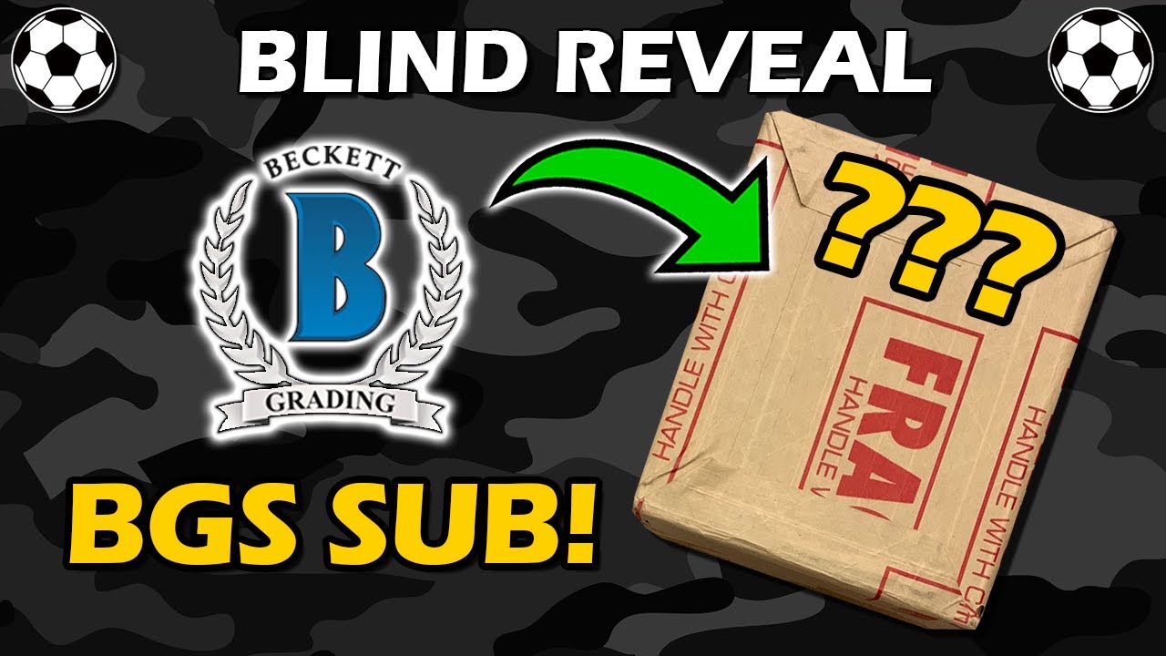 BGS Submission Blind Reveal Card Grading Soccer October 2023 - YouTube