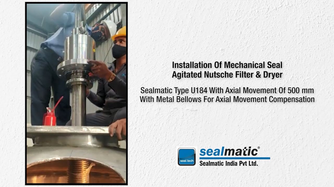 Sealmatic Installation For ANFD : Mechanical Seal - YouTube