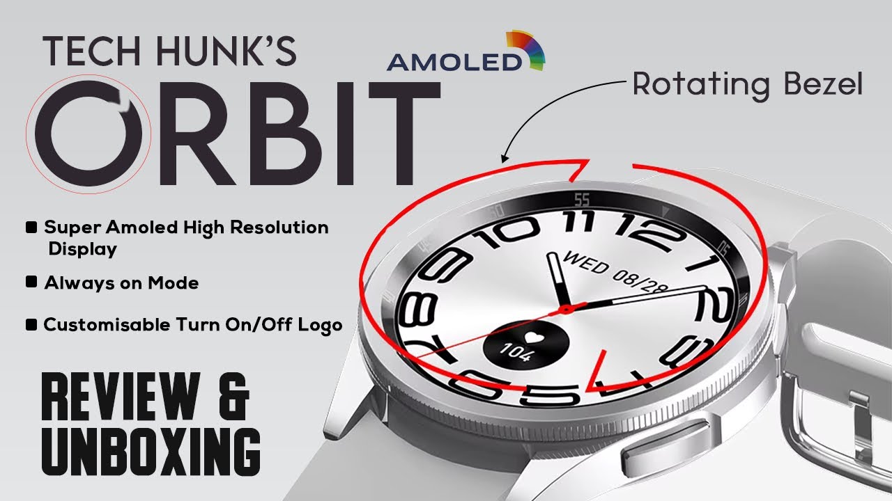 TH Orbit Smart Watch | Super Amoled | Rotating Bezel | 49mm | BT ...