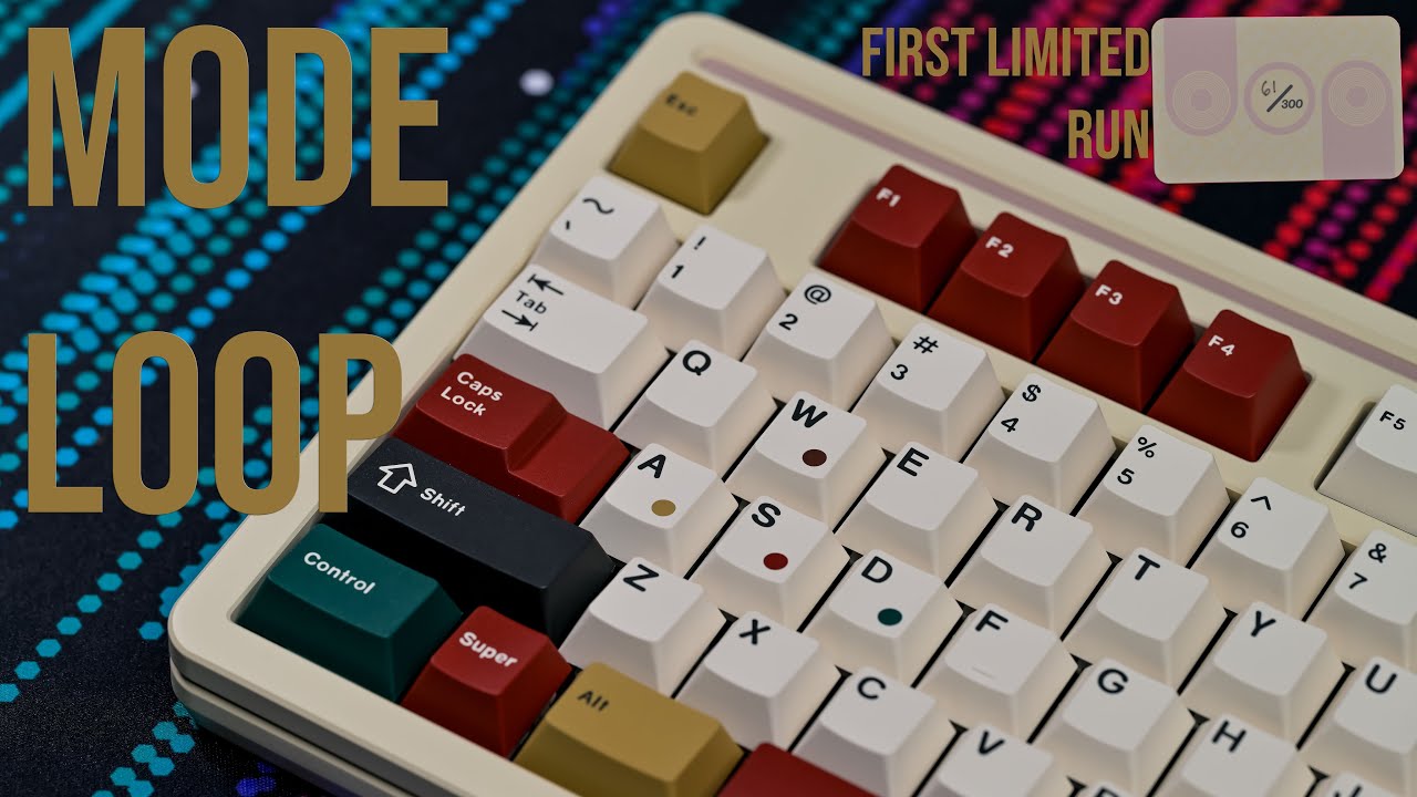 Mode Loop TKL Penrose Cinematic Build|KeyKobo Retro Mixed Lights|Matcha ...