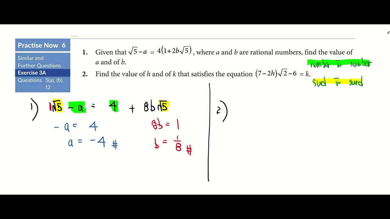 2023 3I AM Surds 4 Word Problem LKK - YouTube