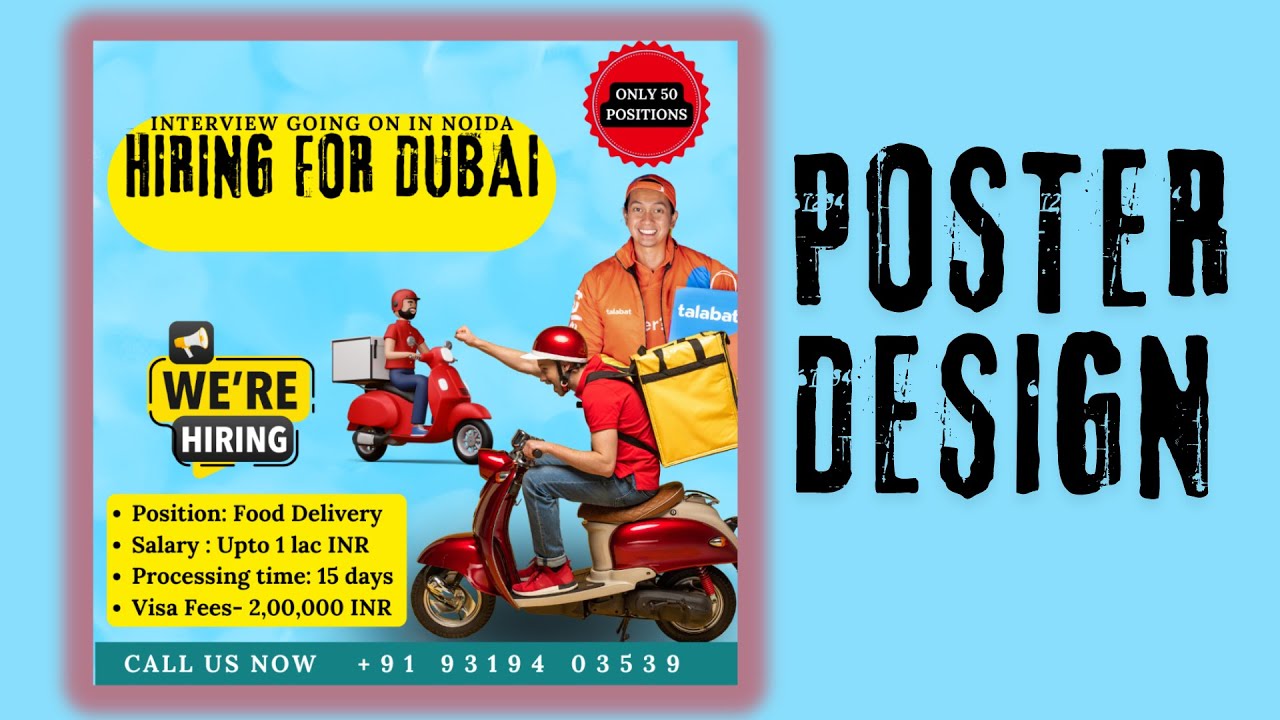 🔥 Design Eye-Catching Hiring Posters in Minutes! 🎨 Learn the Secret to ...