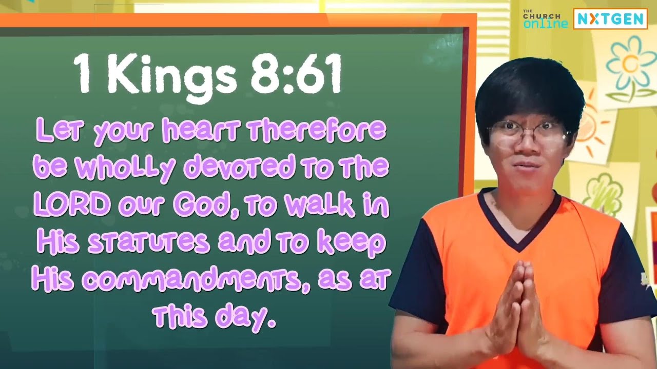 O.B.E.D.I.E.N.C.E. Lesson 3 Memory Verse - 1 KINGS 8:61 - YouTube