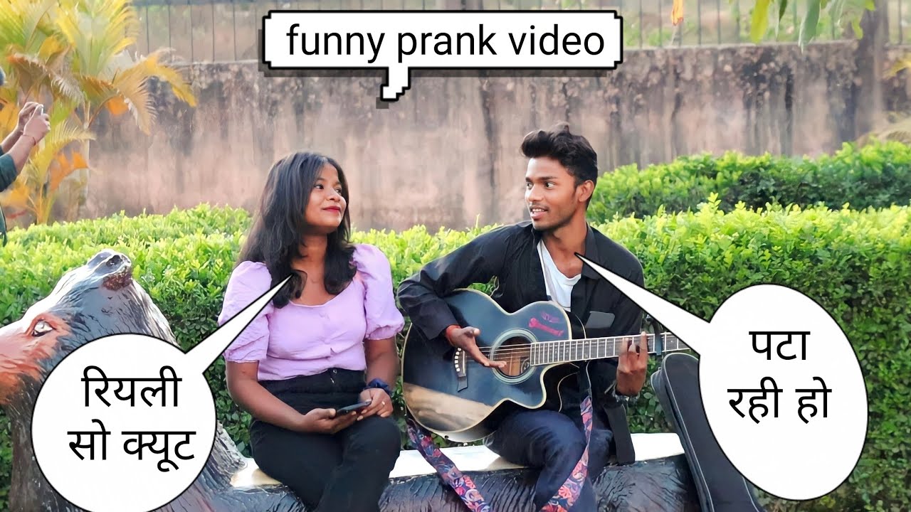 Singing badly prank with twist in public |Impressiing cute girl with ...