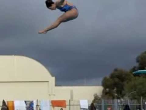 DIVING IN SLOW MOTION.