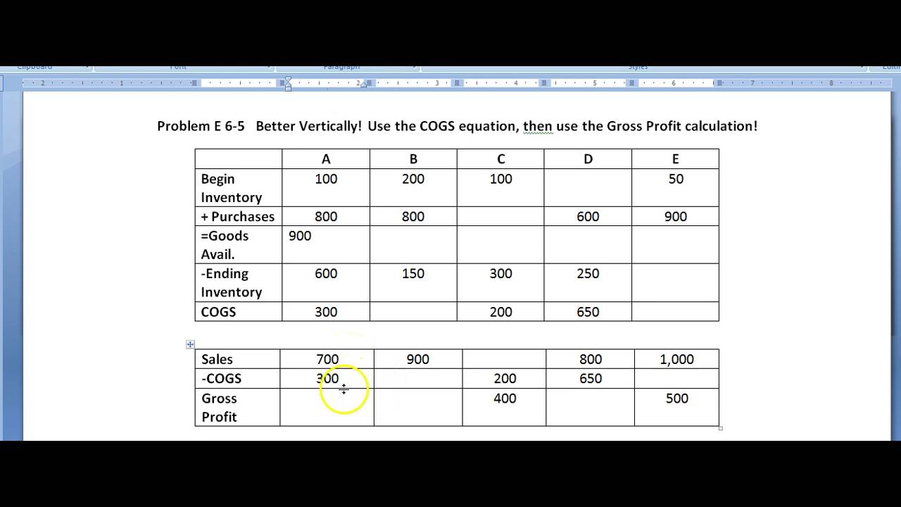 Demonstration Of The Cost Of Goods Sold Equation YouTube demonstration-of-the-cost-of-goods-sold-equation-youtube